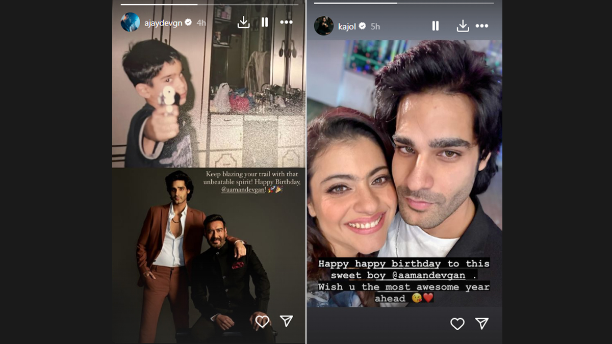 Aaman Devgan Birthday: Ajay Devgn and Kajol Share the Cutest Pics To ...