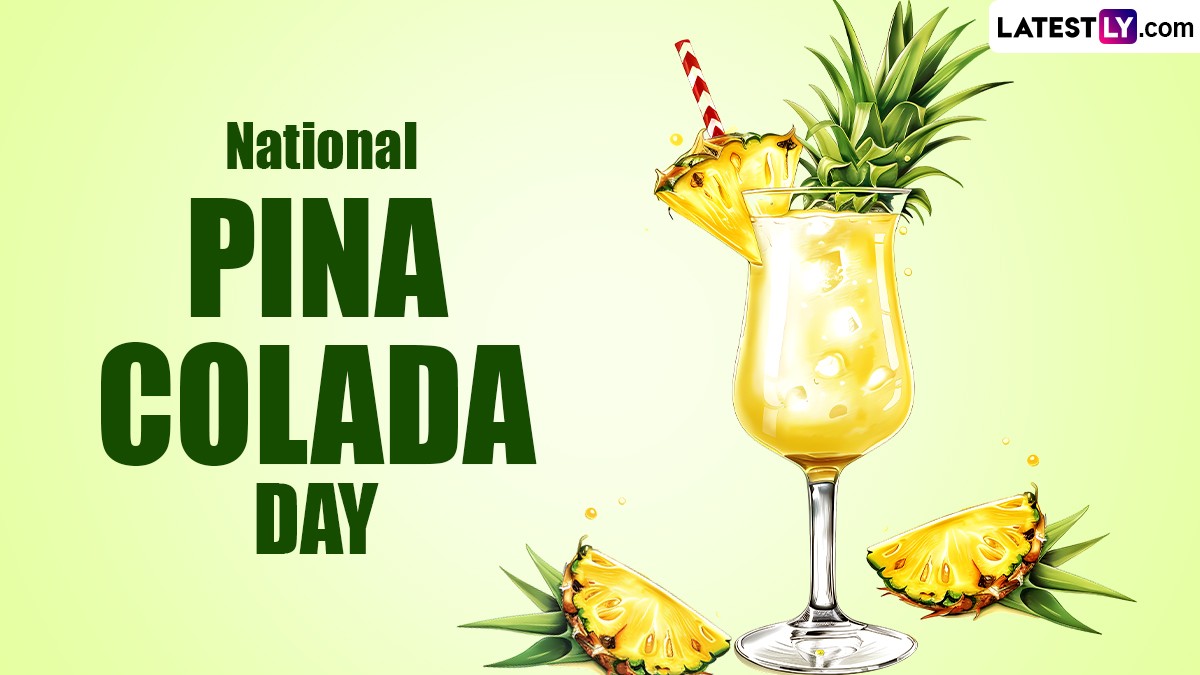 Happy National Pina Colada Day 2024 Wishes: Send National Pina Colada ...