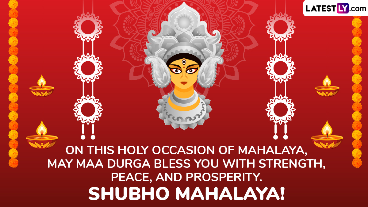 Subho Mahalaya 2025 Wishes and Maa Durga Photos: WhatsApp Messages ...